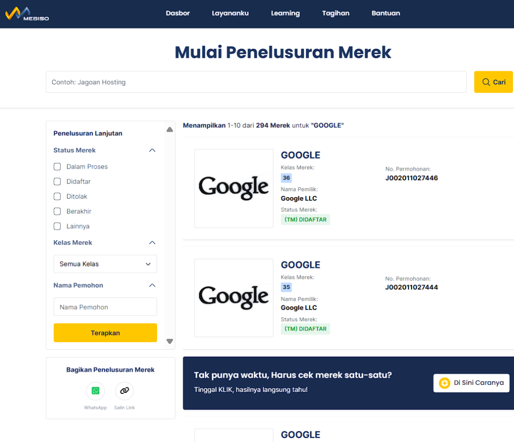 Mengenal Status (TM) Pelayanan Teknis Saat Daftar Merek!